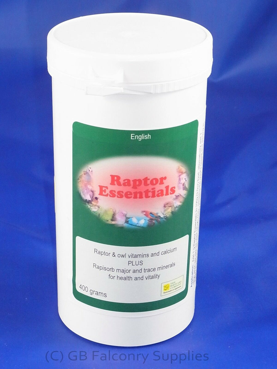 Raptor Essentials Food Supplement 100 gram, Falcons, Hawks Owls – GB ...